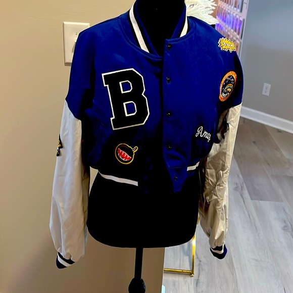 Jackets & Coats | Fashion Crop Varsity Jacket | Poshmark